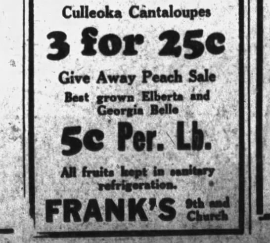 culleoka cantaloupes 1 | Historic Maury County